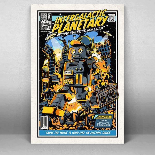 Intergalactic Planetary Poster - zigally