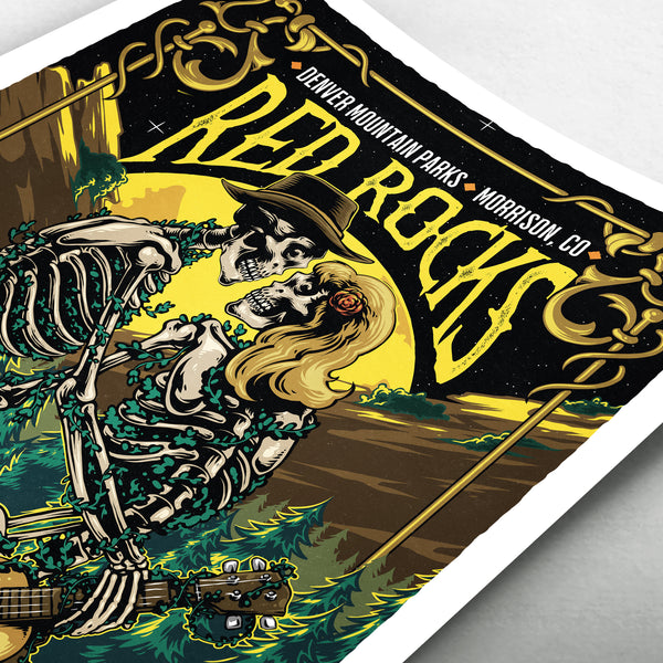 Red Rocks Park & Amphitheatre Poster - zigally